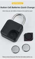 China Security Electronic Combination Fingerprint Padlock School Locker Door Lock RARLUX IP67 Waterproof 12-Month Battery Life for sale
