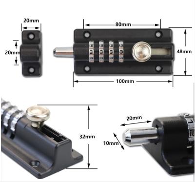 China Sliding Door Bolt Lock Waterproof Padlock Password Bolt Lock Door and Anti-rust Cabinet Combination Padlock Mechanical with Pass for sale