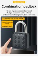China Security Electronic Password Combination Padlock RARLUX Brand School Locker Battery Powered IP67 Waterproof 12-Month for sale