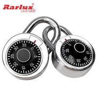 China Round Combination Padlock Zinc Alloy Eco-Friendly Password Unlock Master Key Black Color 7mm Shackle School Gym Locker Padlock for sale
