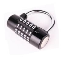 China 5-digit Code Security Password Zinc Alloy Combination Padlock for Gym Toolbox Cabinet-RARLUX L05 Model Eco-Friendly & Durable for sale
