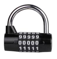 China 5-digit Code Security Password Zinc Alloy Combination Padlock for Gym Toolbox Cabinet-RARLUX L05 Model Eco-Friendly & Durable for sale