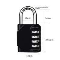 China ZR Locks Manufacturer RARLUX HB22 4-Digit Code Zinc Alloy Industrial Safety Lockout Keyless Antitheft Password Combination for sale