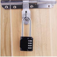 China Locks Manufacturer 4 Digit Code Longe Shackle Zinc Alloy Lock Keyless Antitheft Password Combination Padlock for sale