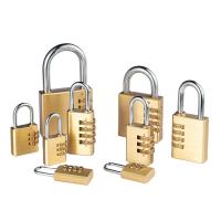 China Rarlux 3 Digits Password Tsa Padlock  Luggage  Bag Copper Code  Four Numbers Brass Combination Padlock for sale