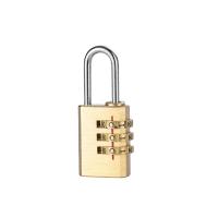 China Rarlux 3 Digits Password Tsa Padlock  Luggage  Bag Copper Code  Four Numbers Brass Combination Padlock for sale