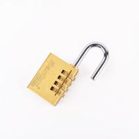 China Rarlux 4 Digits  Brass Tsa Padlock Luggage Bag Copper Code Combination Padlock for sale