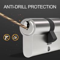 China Nickel Euro Cylinder Lock,Door Barrel Lock,Key/Key with 3 Standard Keys, Door Cylinder for sale