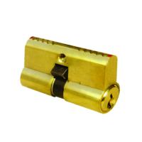 China RARLUX Super Polish Nickel Plated Solid Brass Key Door Cylinder with 3 Keys for sale