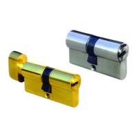 China Super Polish Nickel Plated Brass Key Solid Brass Body BRASS LOCK  DOOR CYLINDER for sale