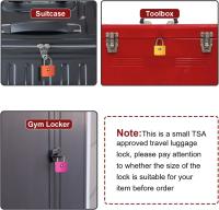 China TSA Brass Luggage Locks with Keys Anti-Theft Padlock RARLUX Model TSA9020 for Suitcases Gym Lockers Laptop Bags Travel Etc for sale