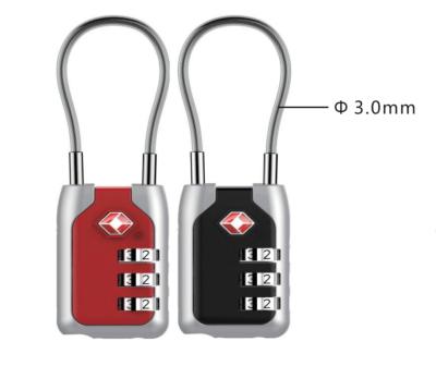 China Rarlux TSA Padlock Anti-Theft Durable High Safety Zinc Alloy Luggage Suitcase Key & Password Combination Padlock for sale