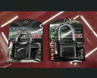 China Wholesale Plastic siren alarm padlock 110db anti-theft heavy duty key padlock motorcycle alarm padlock for sale