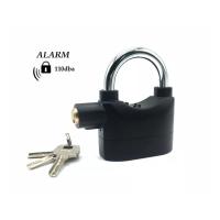 China 110dB Security Anti-Theft Waterproof Zinc Alloy Motor Bicycle Lock Siren Safety Alarm Padlock Heat Treated Anti-Cut Shackle for for sale
