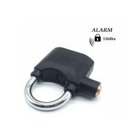 China 110dB Security Anti-Theft Waterproof Zinc Alloy Motor Bicycle Lock Siren Safety Alarm Padlock Heat Treated Anti-Cut Shackle for for sale