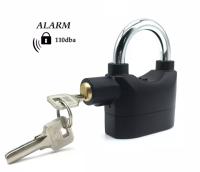 China High Quality Aluminum Siren Alarm Padlock 110db with Door for sale