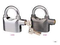 China Rarlux Auto Alarming System 8 Locking Anti-muffle Candado Waterproof Electronic Alarm Padlock for sale
