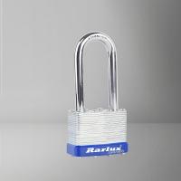 China Rarlux Manufacturer Wholesale Custom Shackle Length Industrial Safety Anti-cut Duty Steel Padlock Waterproof Laminated Padlock for sale