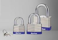 China Rarlux Manufacturer Wholesale Custom Shackle Length Industrial Safety Anti-cut Duty Steel Padlock Waterproof Laminated Padlock for sale