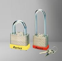 China Rarlux Manufacturer Wholesale Custom Shackle Length Industrial Safety Anti-cut Duty Steel Padlock Waterproof Laminated Padlock for sale