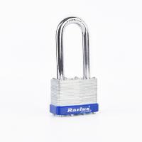 China Steel Laminated Keyed Padlock with 2 Brass Keys Heavy Duty Weatherproof Outdoor Use Custom Logo for sale