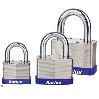 China Rarlux Popular Model Anti-Theft Waterproof Steel Safety Laminated Padlock From Zhejiang for sale