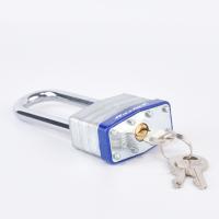 China Rarlux Manufacturer Wholesale Custom Anti-Cut Steel Industrial Safety Waterproof Blue Laminated Lock 3 Keys Custom Shackle for sale