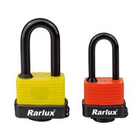 China Rarlux 30-65mm Industrial Safety Waterproof Laminated Steel Body Padlock Customized High Quality Eco-Friendly High Safety for sale