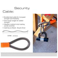 China Rarlux 8402 Heavy Duty U-Lock Bicycle Chain Lock with Key Anti-Theft Multi-Specifications for sale