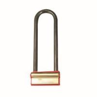 China Rarlux Durable Anti-Theft Motorcycle Iron Padlock U Lock Set with Key and Chain for sale