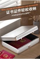 China Key Storage Fingerprint Suitcase Safe Box Office & Home Document Jewelry Storage Padlock Rarlux S-S2 for sale