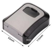 China Key Storage Outdoor 4 Digits Wall Mounted Combination Key Lock Box Key Lock Safe Box for sale