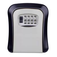 China Key Storage Outdoor 4 Digits Wall Mounted Combination Key Lock Box Key Lock Safe Box for sale