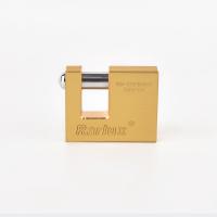 China Rarlux Heavy Duty Anti-Rust Brass Rectangular Copper Padlock 70mm 90mm Waterproof Key Top Security Model WB Zhejiang China for sale