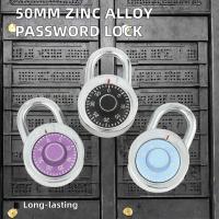 China Wholesale New Stock Durable 45mm Round Zinc Alloy Powder Coated Turntable Password Lock Household Anti-Theft Feature for sale