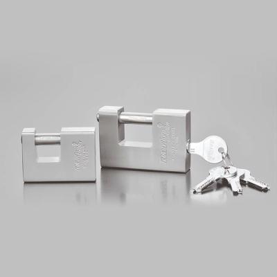 China WITH COMPUTER KEY STAINLESS STEEL RECTANGULAR PADLOCK for sale
