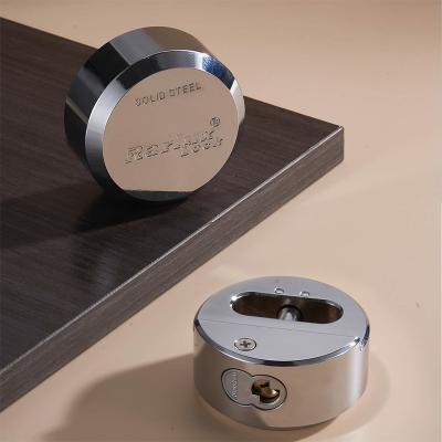 China SOLID STEEL HIDDEN SHACKLE PADLOCK [PUCK PADLOCK] for sale