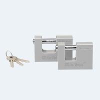 China IRON RECTANGULAR PADLOGK (SLIVER PAINTED) for sale