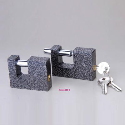 China PLASTIC PAINTED RECTANGULAR PADLOCK for sale