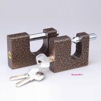 China PLASTIC PAINTED RECTANGULAR PADLOCK for sale