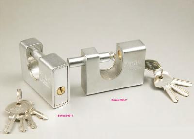 China CHROME PLATED ARMOURED STEEL PADLOCK for sale