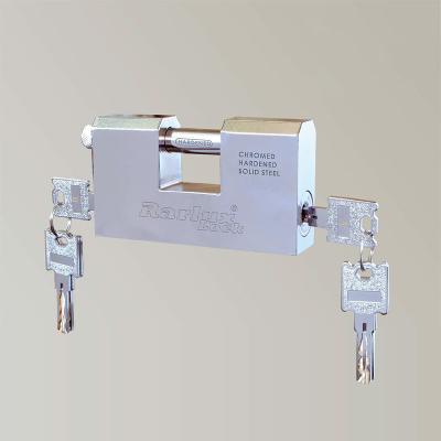 China #45 HARDENED STEEL PADLOCK WITH DOUBLE LOCKING SYSTEM for sale