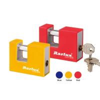 China PLASTIG COVERED RECTANGULAR PADLOCK for sale
