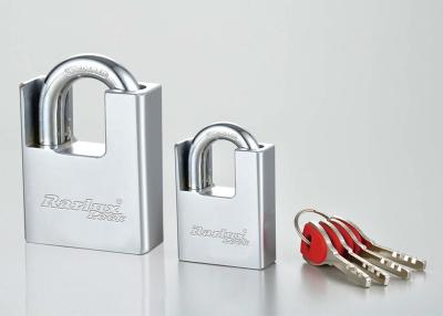 China SHACKLE PROTECTED PLATED BRASS DISC PADLOCK for sale