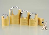 China SHACKLE PROTECTED BRASS DISC PADLOCK for sale