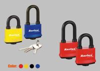 China SOLID IRON PADLOCK WITH PLASTIC COVER for sale