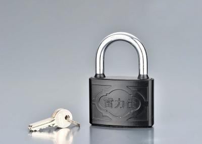 China OVAL TYPE IRON PADLOCK WITH BLACK SANDBLASTING COATING for sale