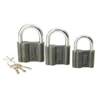 China PLASTIC PAINTED PATTERN IRON PADLOCK for sale