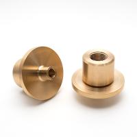 China Custom CNC Brass Machining Components High Precision ±0.01mm Tolerance Ra0.4-3.2 for sale