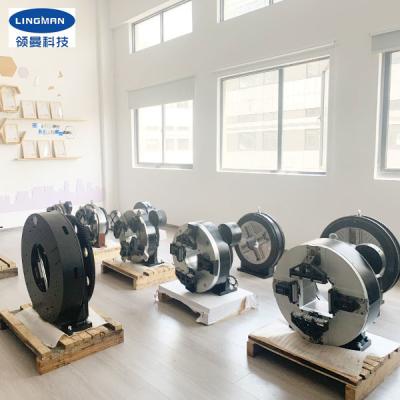 China Pneumatic Power Chuck 4 Jaws CNC Lathe Chuck for Laser Pipe Cutting Machine for sale
